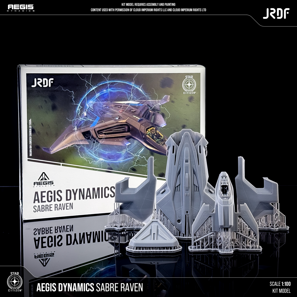 Sabre Raven Kit Model (1:100) – JRDF